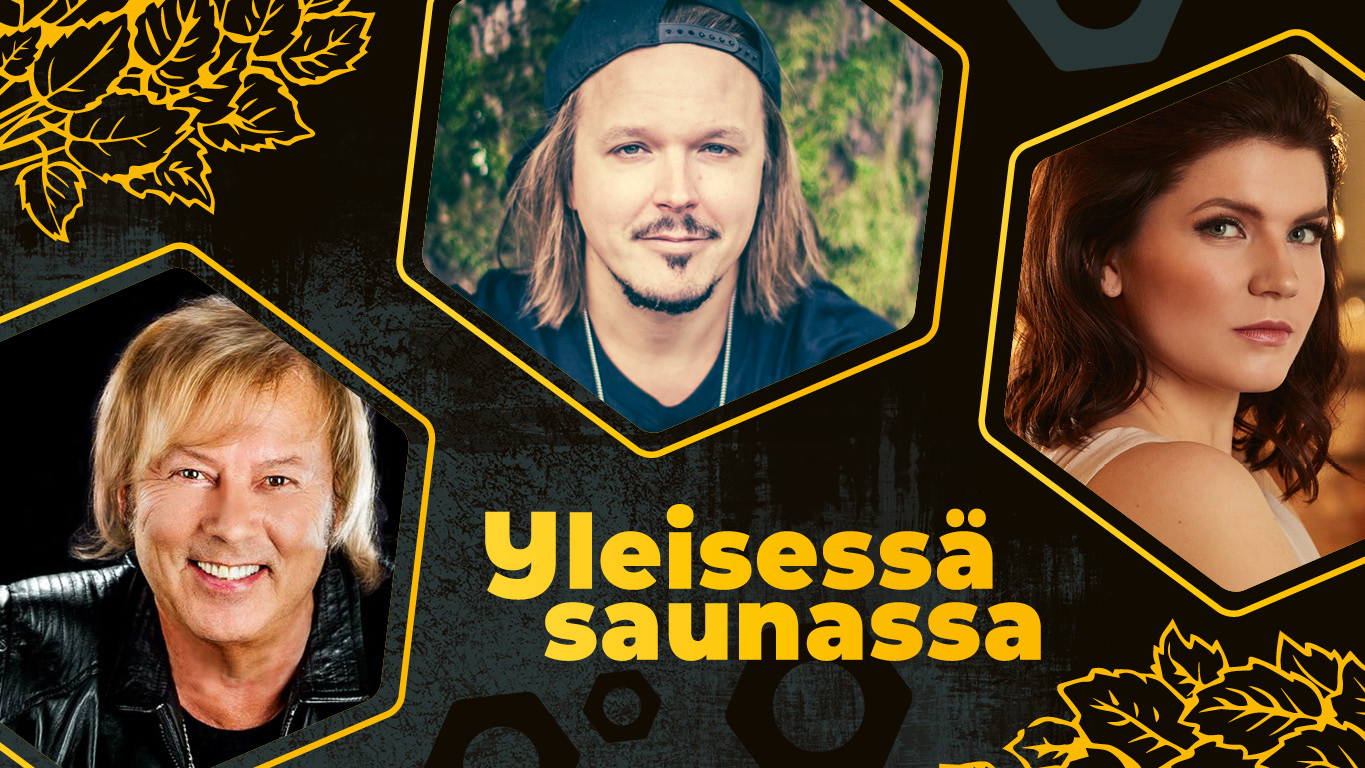 Meripäivien Yleisen Saunan lauteilla Danny, Suvi Teräsniska ja Jukka ...